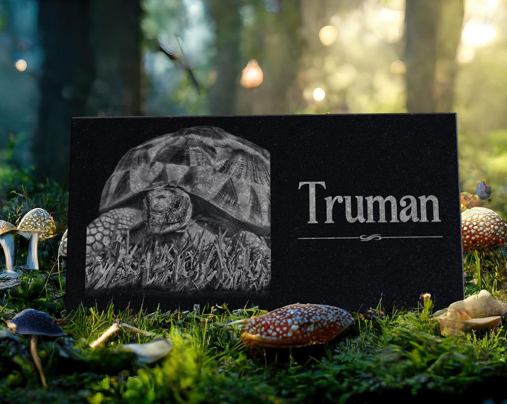 Custom Turtle Memorial Marker | Tortoise Burial Marker Plaque | Pet Gr ...